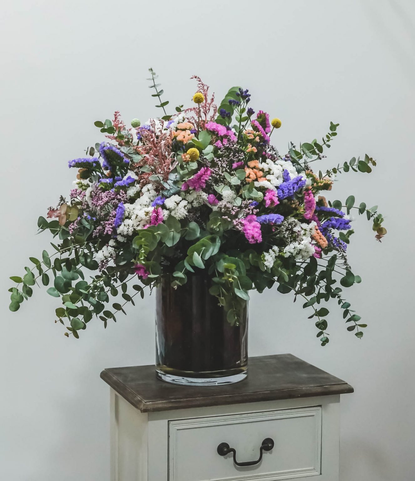 Búcaro statice - Floristería Feliu